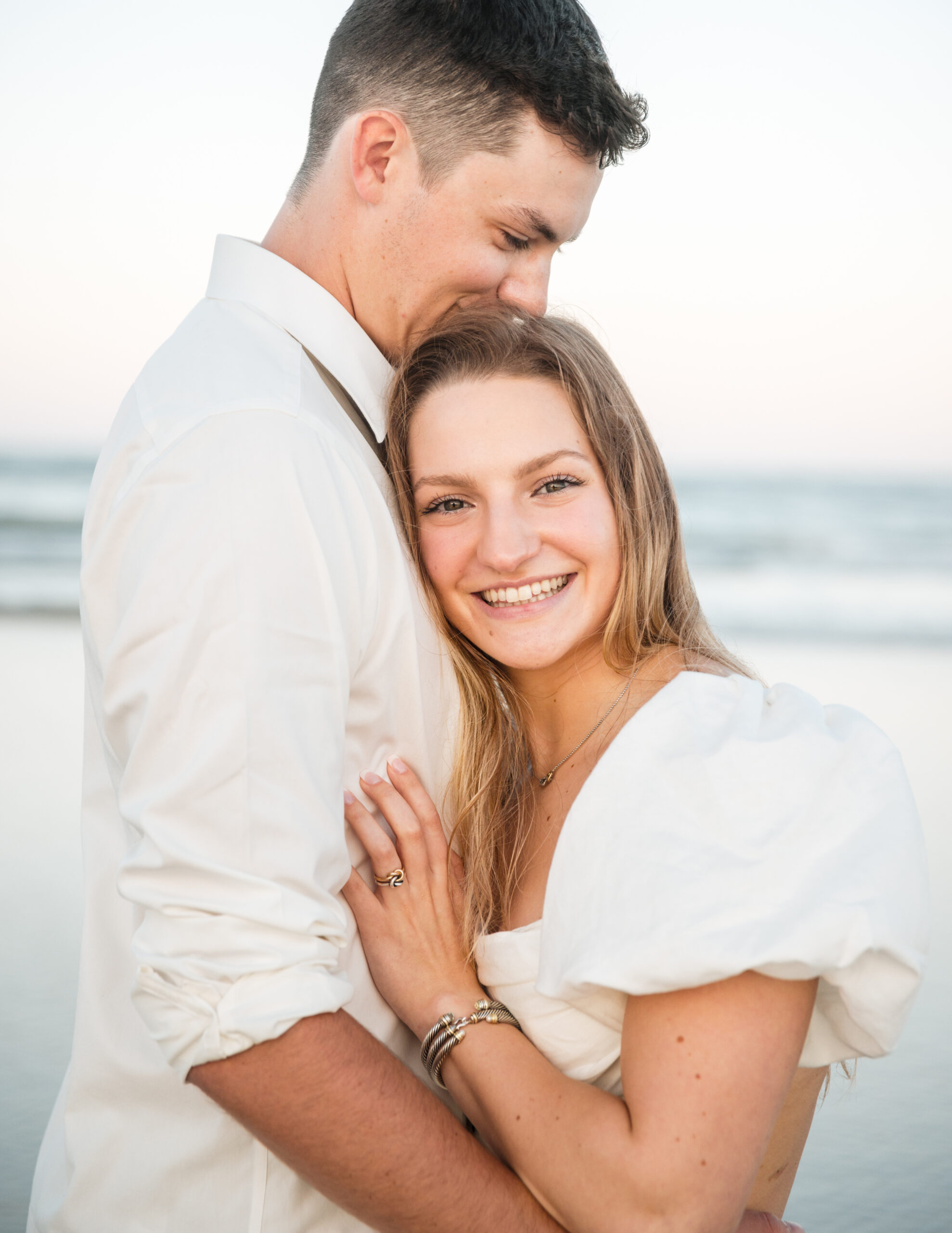 Beautiful Engagement Photoshoot Beach - Michelle Coombs Photography
